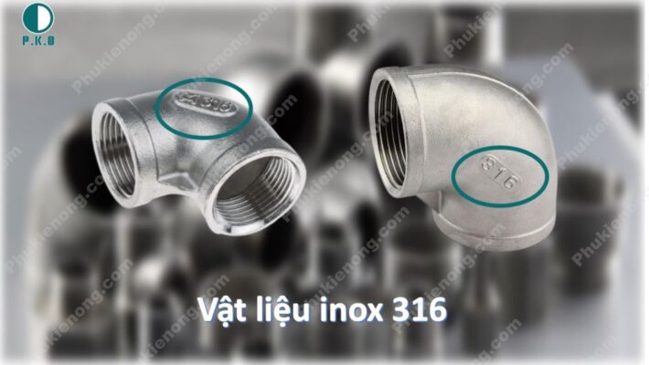 Cút inox | Cút inox 304 - 316 | Cút góc inox | Nối Ren - Hàn
