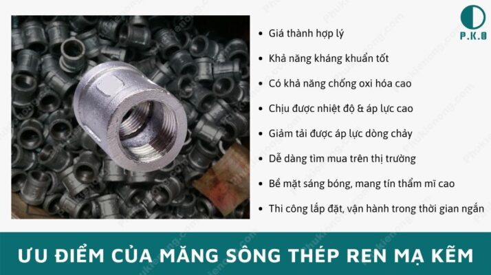 Măng Sông Ren Mạ Kẽm | Nối Ren | Sẵn Hàng