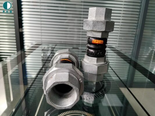 Khớp nối mềm cao su lắp ren | DN25 - DN65 | Sẵn hàng